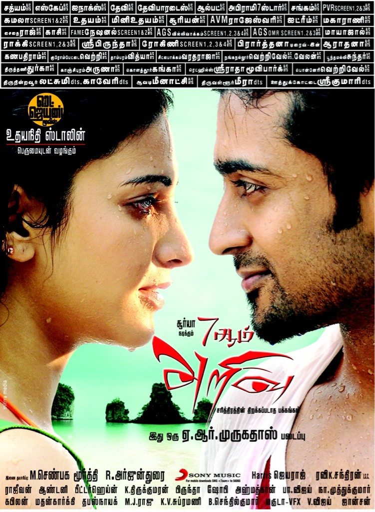 7aum Arivu Movie Poster