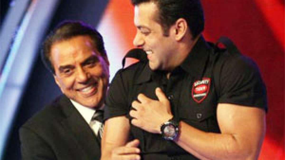 Salman Khan as Dharmendra's Bodyguard on IGT 3 - Filmibeat