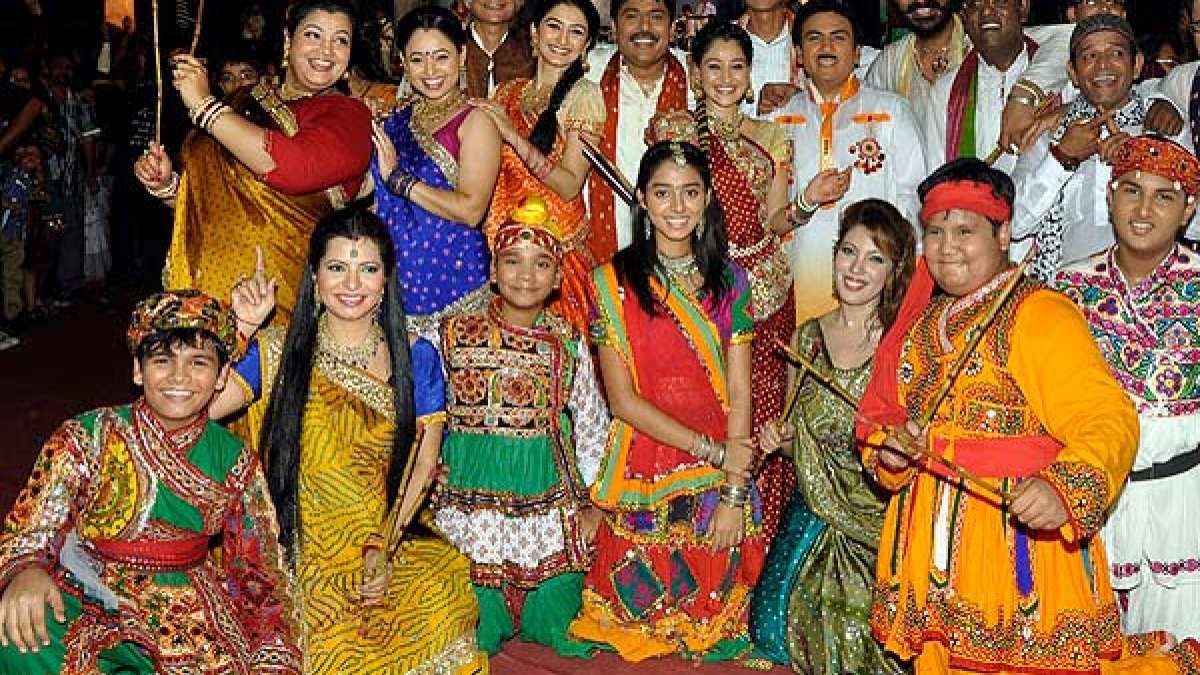 Tarak Mehta Ka Ooltah Chashmah | Cast Played Dandiya | Singer Falguni ...