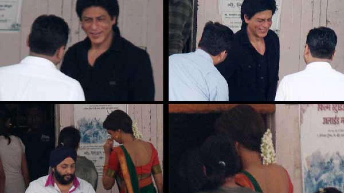 Shahrukh Khan | Deepika Padukone | Film Chennai Express On The Sets ...
