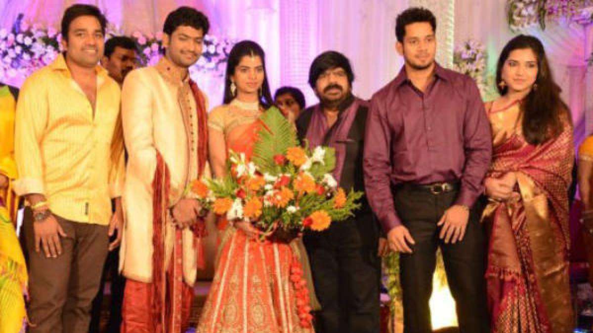 Simbu | Bharath Friends | Ilakkiya | Elakkiya Wedding Reception - Filmibeat