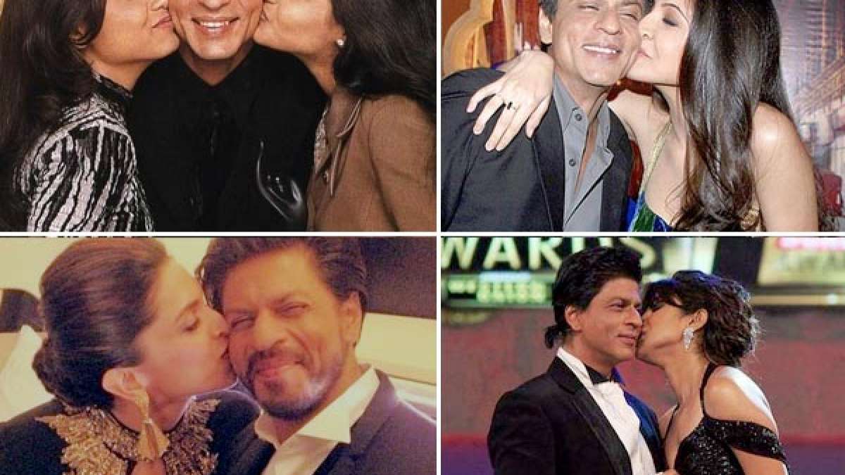 Shahrukh Khan Kiss Priyanka Chopra Kisses Shahrukh Khan Deepika Padukone Kiss Shahrukh Khan
