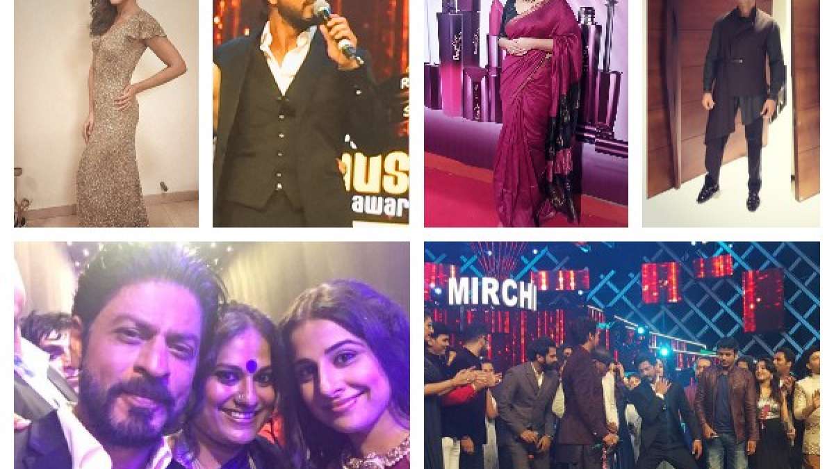 Shahrukh Khan With Hrithik Roshan, Vidya Balan At Radio Mirchi Awards ...