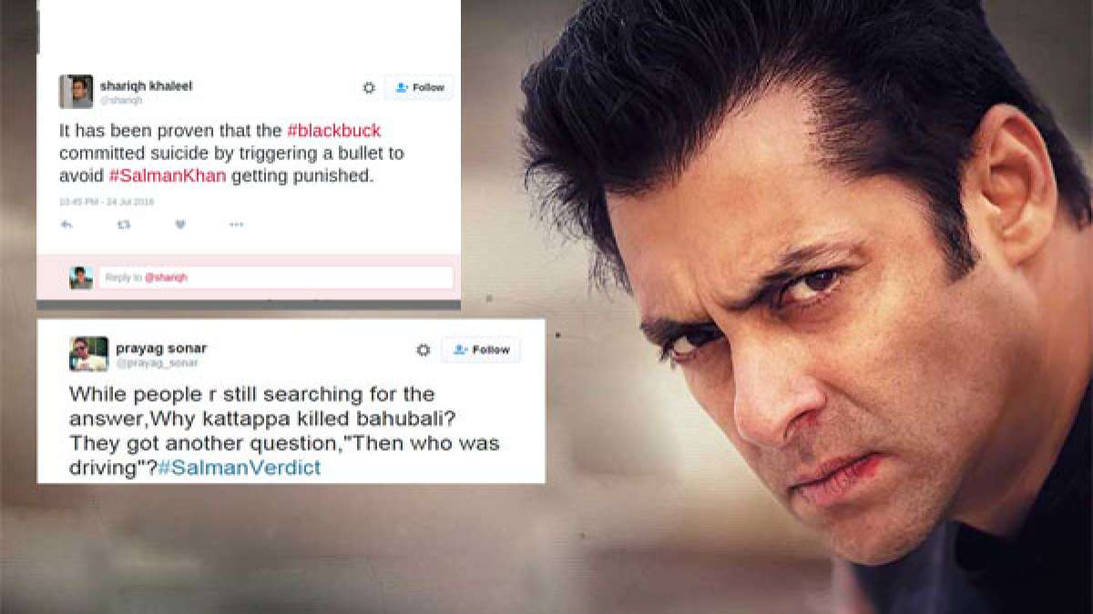 Salman Khan Blackbuck Trolls, Salman Khan Trolled On Blackbuck, Twitter ...