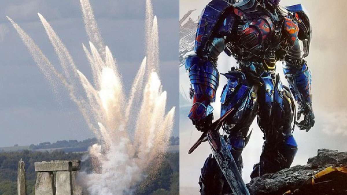 When Michael Bay Destroys Stonehenge For The Transformers: The Last ...