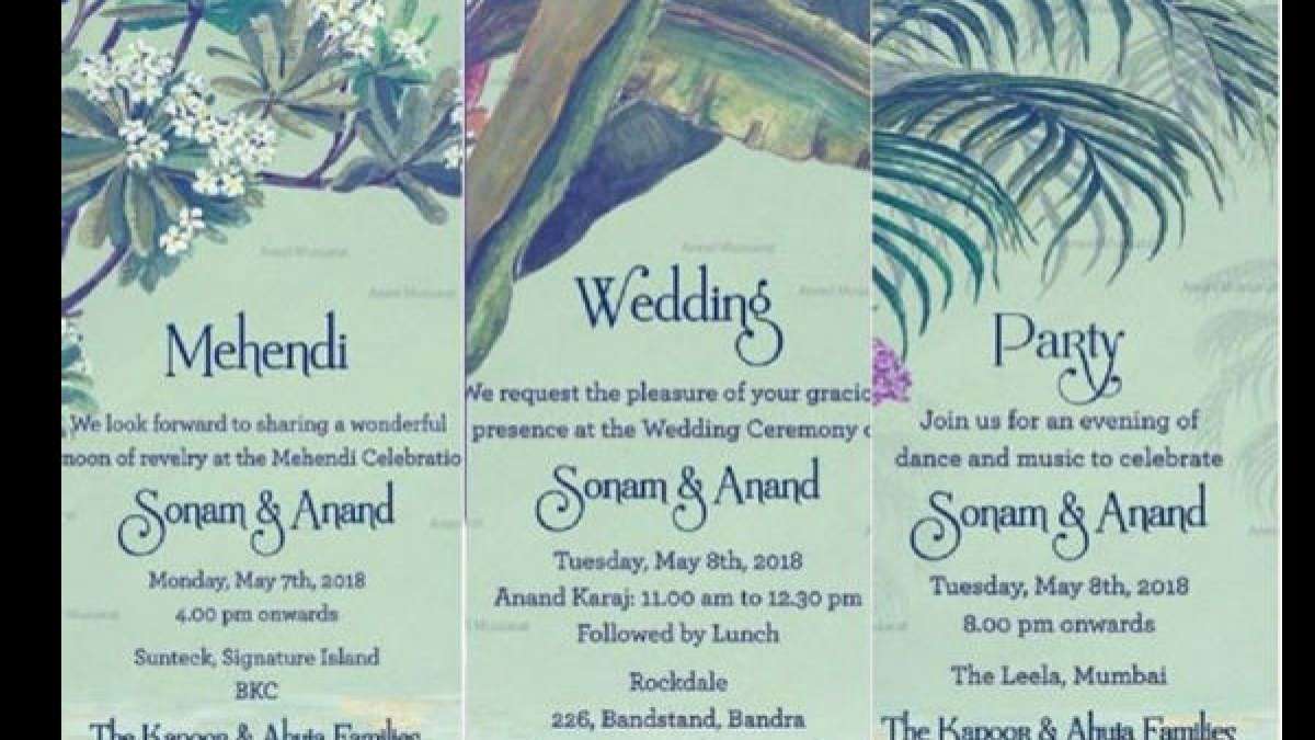 Aishwarya Rai Wedding Card
