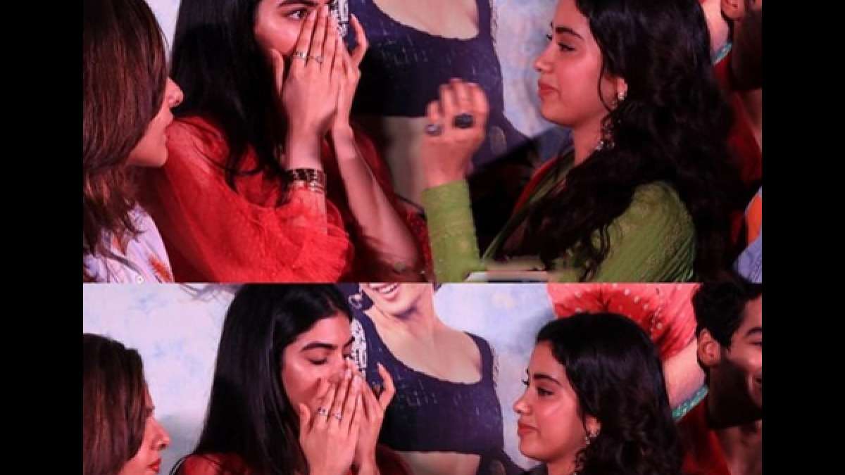 Janhvi Kapoor Khushi Kapoor Cry At Dhadak Trailer Launch, Janhvi Kapoor ...