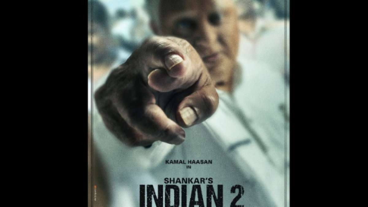Indian 2 First Look Poster, Indian 2 Kamal Haasan Look, Kamal Haasan ...