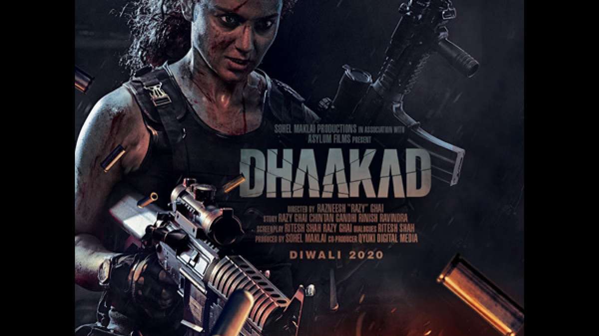 Dhaakad New Poster | Kangana Ranaut Dhaakad New Poster - Filmibeat