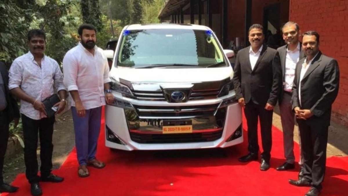 Mohanlal Brings Home A Brand New Toyota Vellfire Luxury MPV | Mohanlal ...