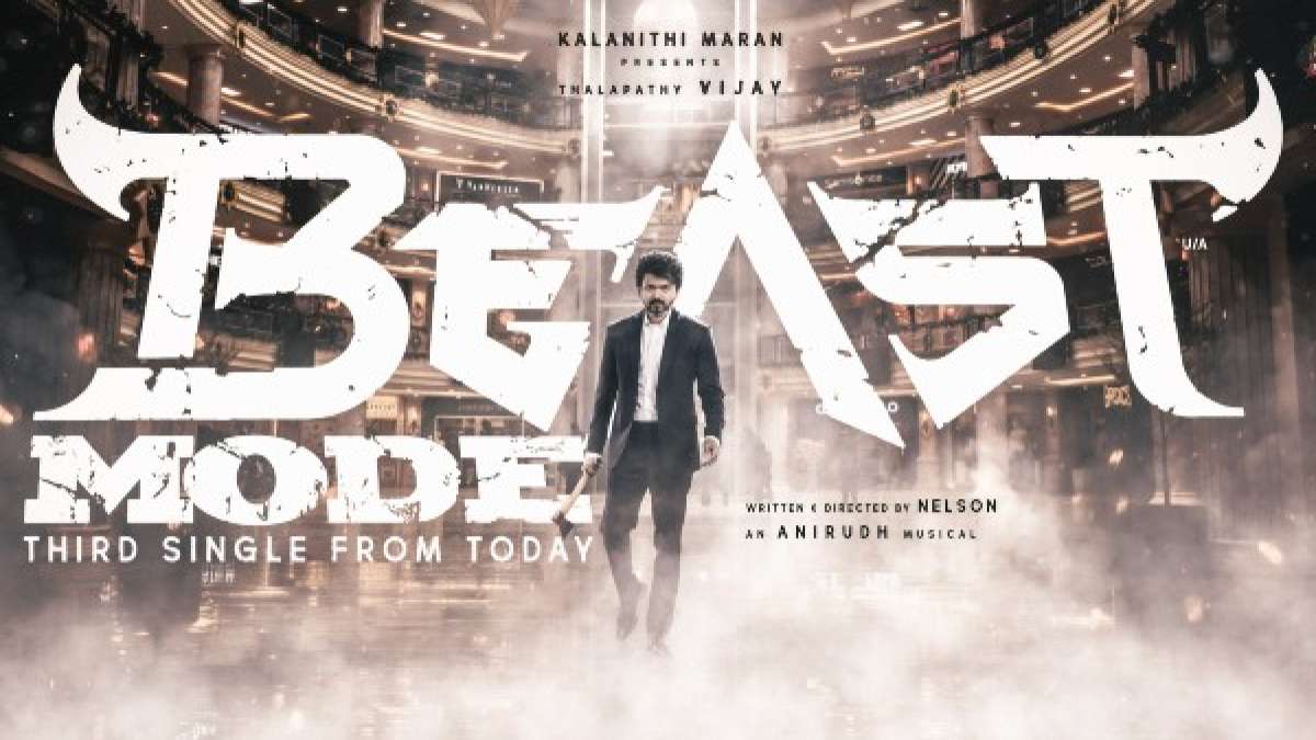 Beast Third Single Beast Mode Out: The Lyrical Video Featuring Vijay Is ...