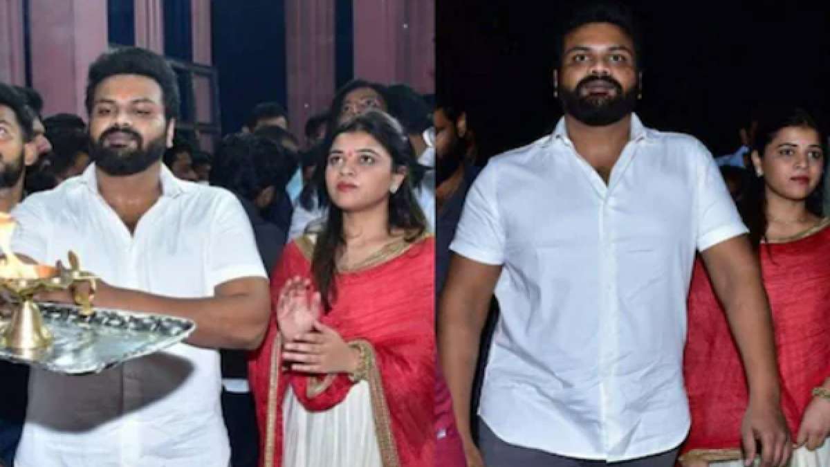 Manchu Manoj And Fiancee Bhuma Mounika Reddy's Ganesh Pandal Visit ...