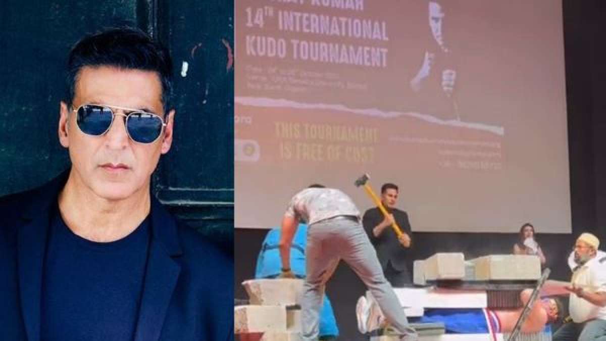Akshay Kumar Displays His Fighting Skills As He Breaks Bricks With ...