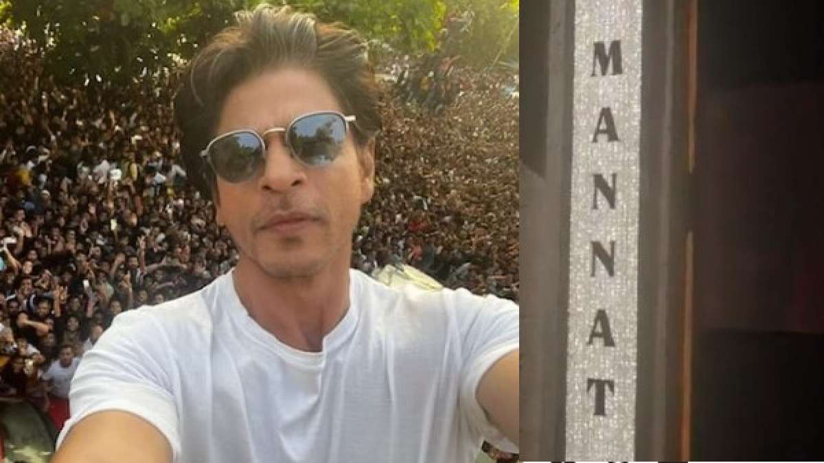 Shah Rukh Khan's Mannat Gets A Diamond Nameplate And Its Cost Is Huge ...