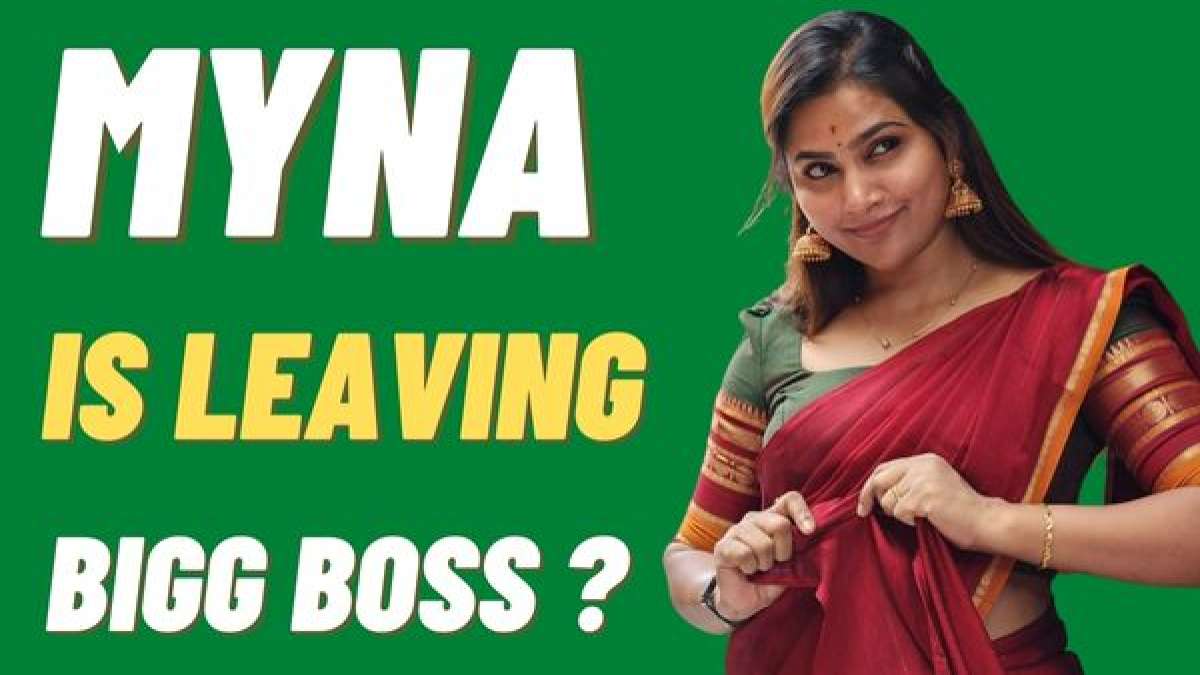 Bigg Boss Tamil 6 Grand Finale: Myna Nandhini Is Leaving The Bigg Boss ...