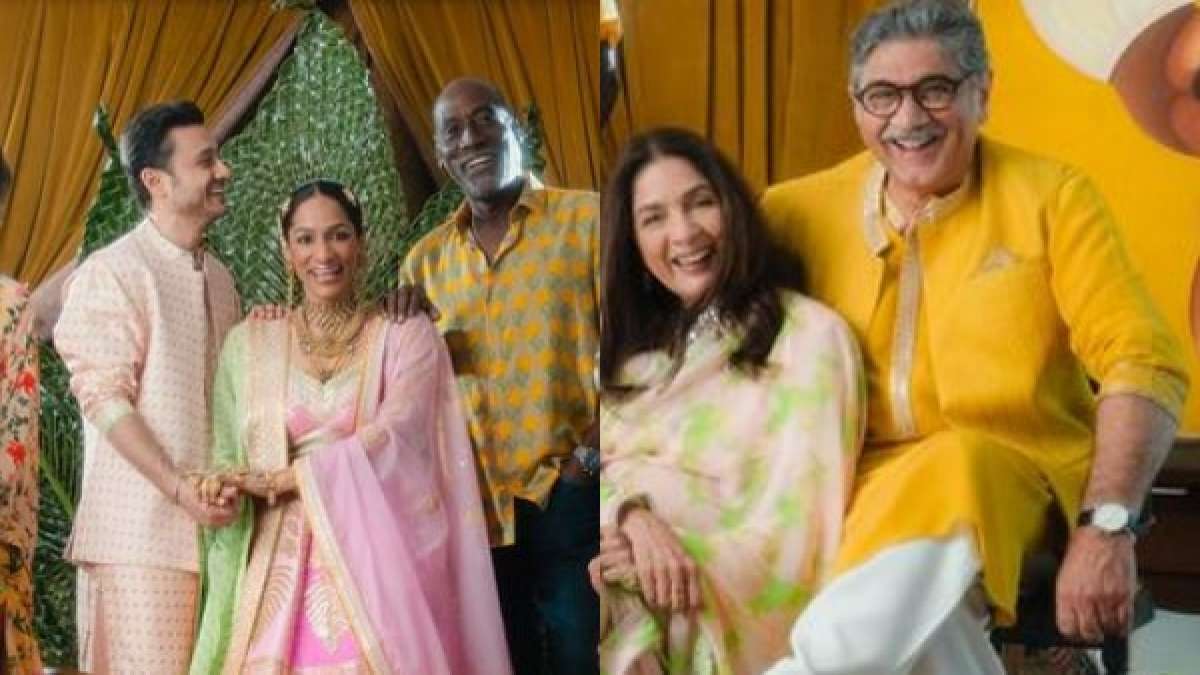 Masaba Gupta Wedding Pics Vivian Richards Neena Gupta Beti Ka Pita ...