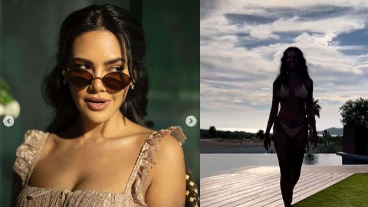 Esha Gupta Flaunts Her SEXY Curves Near A Pool In Beige Bikini, Fan Says ‘Ufff What A Body ...