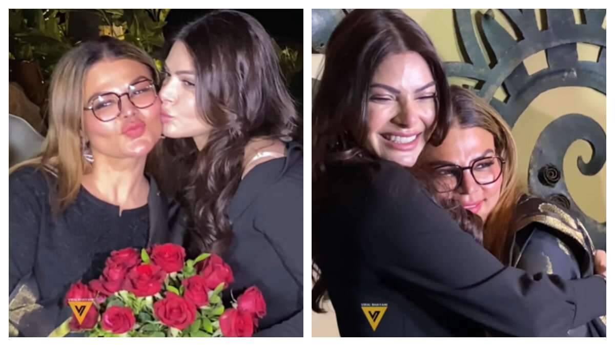 ‘Next Level Drama' Fans React To Rakhi Sawant and Sherlyn Chopra’s Hugs ...