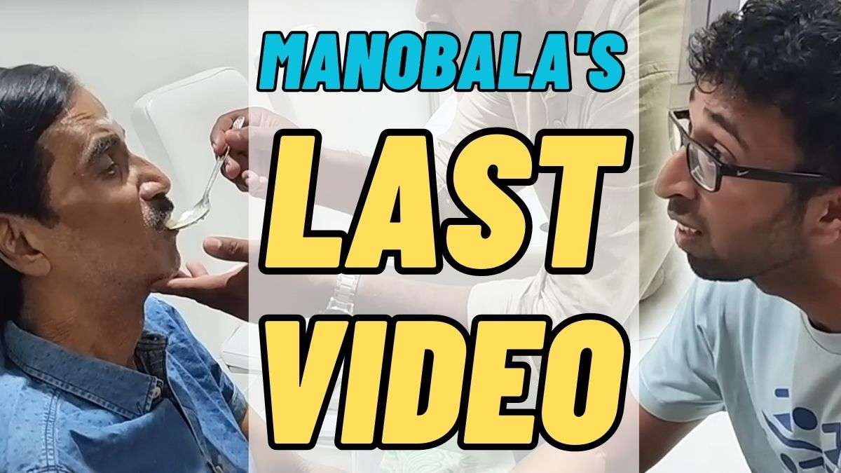 Manobala's Last Video Makes His Fans Emotional; Says 'It's Painful To See.. Tears Are ...