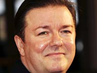 Comedian Ricky Gervais | Elmo | Muppet Sesame Street | 40th Anniversary ...