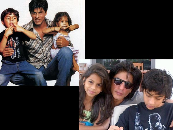 Shahrukh Khan | Kids | Aryan | Suhana | Unseen Pictures - Filmibeat