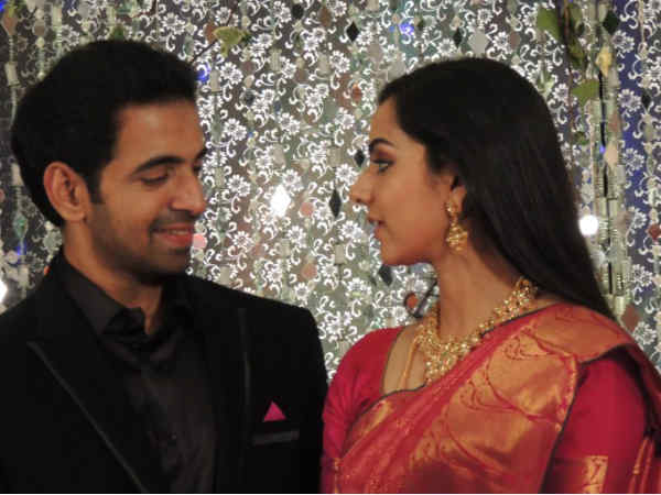 Samvrutha Sunil | Akhil Raj | Wedding Reception | Pictures - Filmibeat