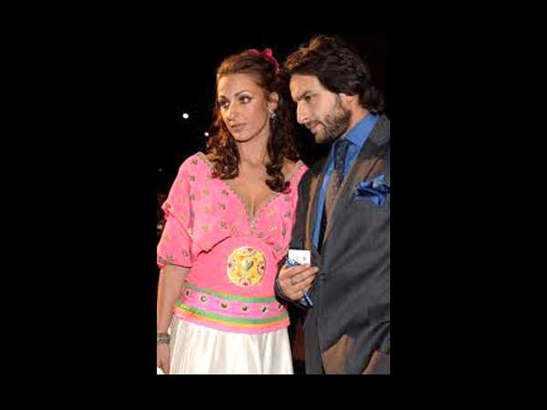 Saif Ali Khan And Rosa Catalano