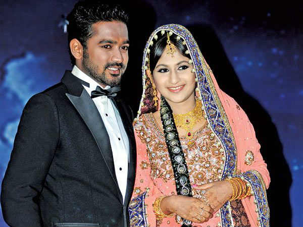 Asif Ali Wedding Reception | Marriage Reception Photos | Zama Mazreen ...