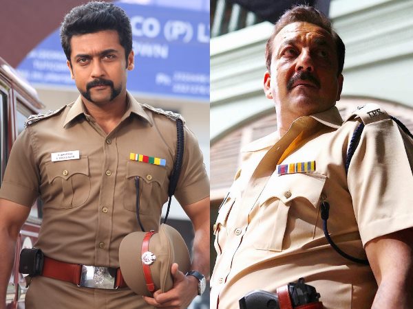 Surya In Police Dress