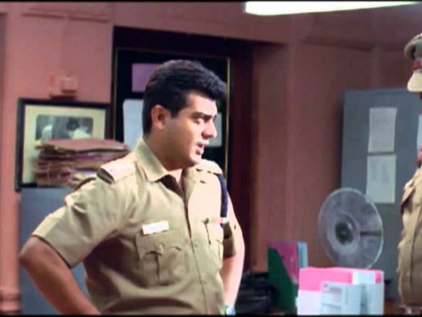 Ajith In Police Dress
