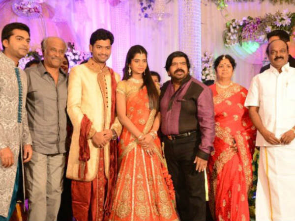 Simbu | Bharath Friends | Ilakkiya | Elakkiya Wedding Reception - Filmibeat