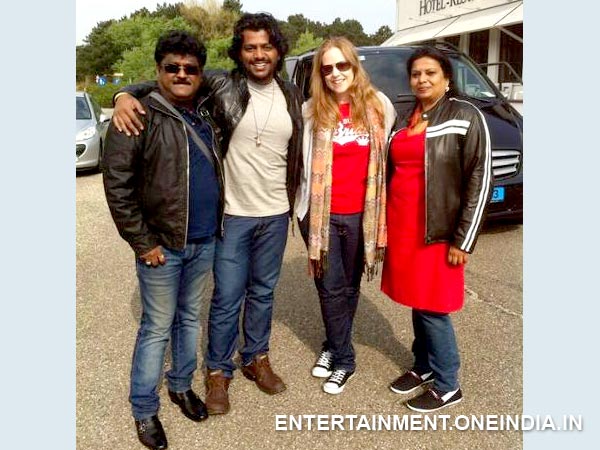 Jaggesh Son Gururaj Wedding Photo | Gururaj Katie Pyle - Filmibeat