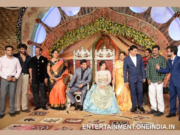 Ram Charan, Ravi Teja, Kajal At Dil Raju's Daughter Wedding Reception ...