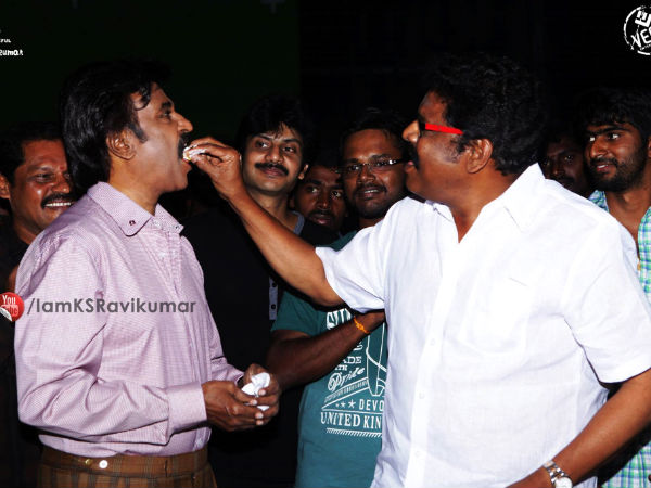 Photos: KS Ravikumar's Birthday Celebration With Rajinikanth's Lingaa ...