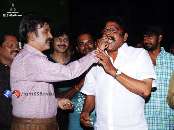 Photos: KS Ravikumar's Birthday Celebration With Rajinikanth's Lingaa ...