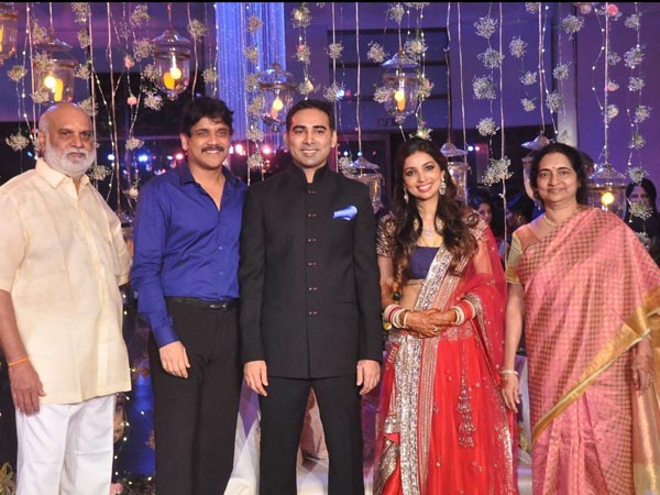 Chiranjeevi, Nagarjuna, Mohan Babu At Raghavendra Rao's Son's Wedding ...