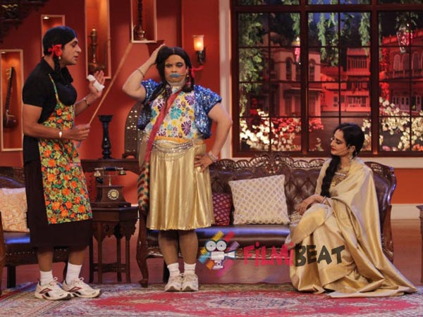 Rekha On Kapil Sharmas Comedy Nights With Kapil | Comedy Nights With Kapil Sharma Rekha Episode ...