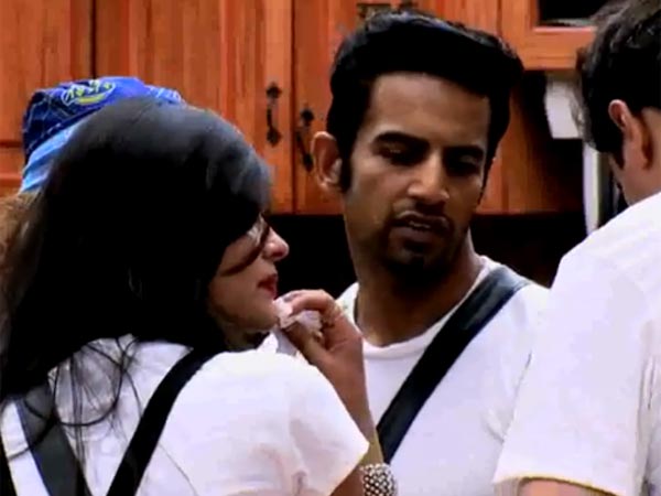 Bigg Boss 8 Gautam Gulati Makes Sonali Raut Cry Gautam Gulati Exposes