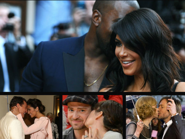 Celebrity PDAs 2014 | Celebrity PDA Moments 2014 | Kim Kardashian Kanye ...