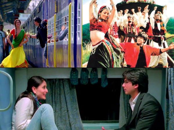 Bollywood Train Scenes | Popular Train Scenes | Shahrukh Khan Train ...
