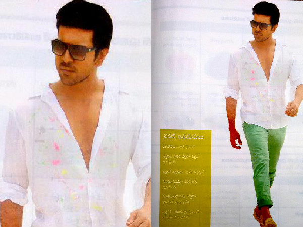 In Pics: Ram Charan's Interview For Upasna's B Positive Magazine ...