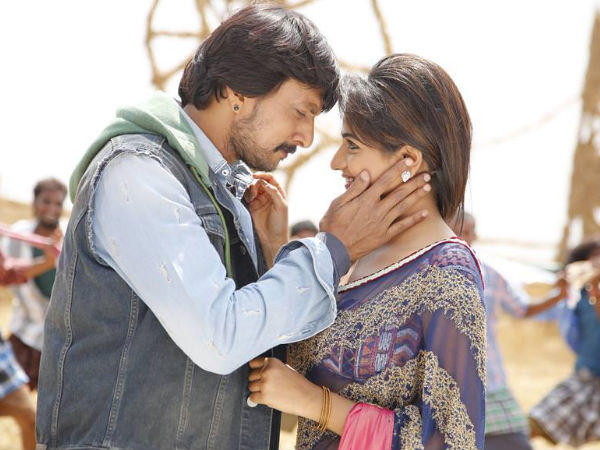 Sizzling Pictures Of Sudeep And Rachita Ram | Hot Pictures Of Sudeep ...