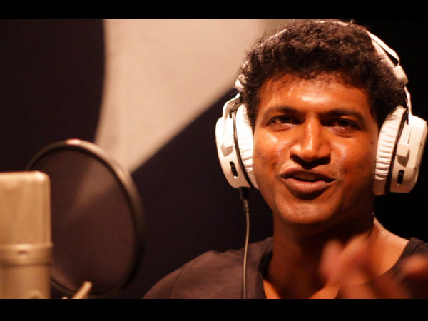 Puneeth Rajkumar Completes Singing For Rocket | Check Photos Of Puneeth ...