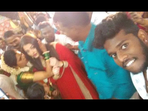 Beautiful actress Aishwarya Rai Bachchan was spotted at her bodyguard's ...