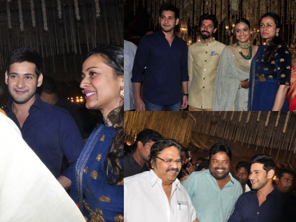 Celebrities At Ashwini Dutt's Daughter Priyanka Dutt Nag Ashwin ...
