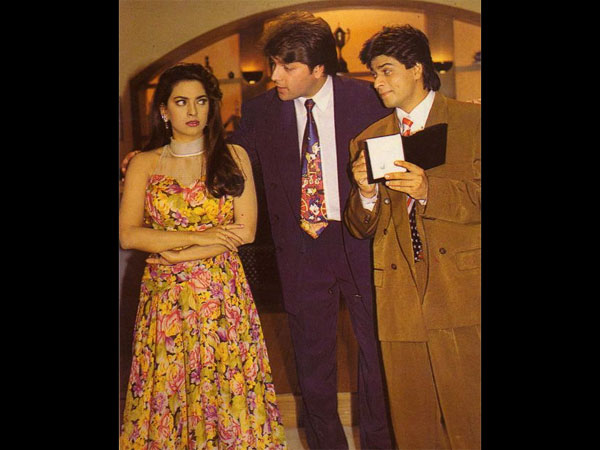 10 Sweetest Pictures Of Shahrukh Khan & Juhi Chawla From Yes Boss ...