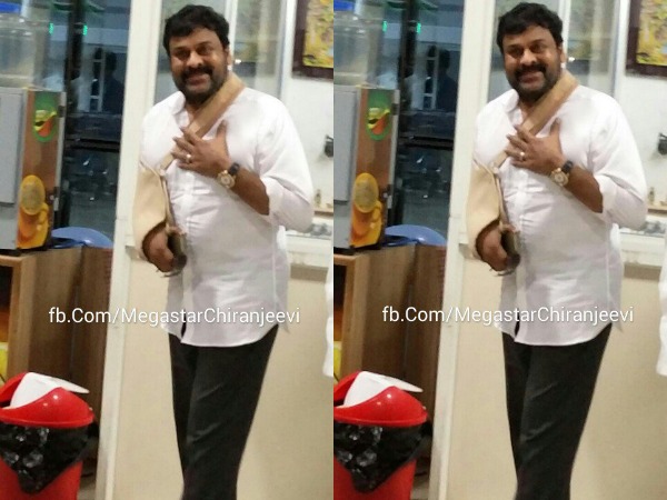 Chiranjeevi Gets A Grand Welcome At Mogalthur & Perupalem Villages ...