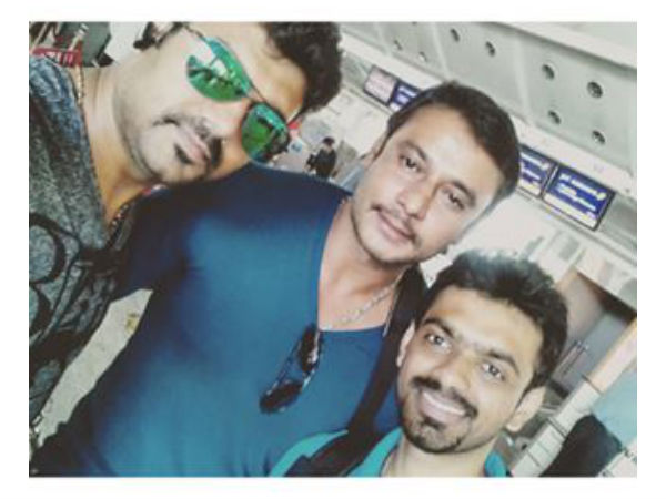 Darshan & Srujan Lokesh Shake Legs For Upcoming Movie Jaggu Dada ...