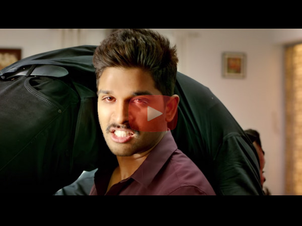 Allu Arjun's Sarrainodu First Look Teaser Scores Massive - Filmibeat