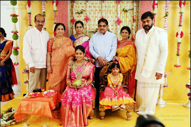 Chiranjeevi's House Turned Festive With Srija's Bride Making Ceremony ...